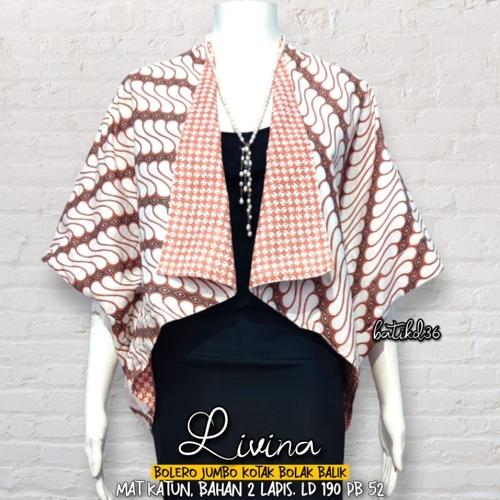 Jual Bolero Brokat Blazer Wanita Outer Vest Batik Wanita Modern Katun ...