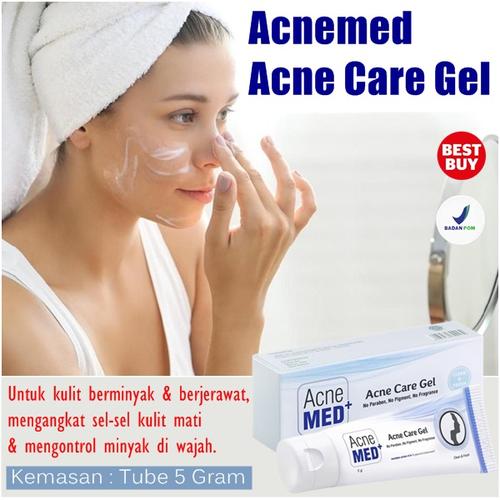 Promo Acnemed acne care gel obat jerawat merah meradang menahun 5gr ...