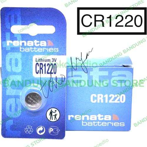 Jual RENATA CR1220 3V LITHIUM CELL BATERAI BATRE LITHIUM 3V CR1220 ...