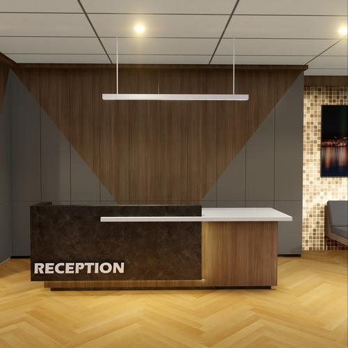 Jual Receptionist Desk Meja Resepsionis Premium Mewah Custom 240 03 ...
