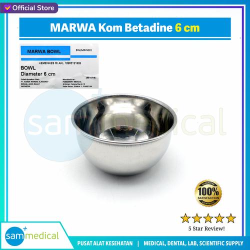 Jual MARWA Kom Betadine / Iodine Cup / Bowl Medis 6cm - Kota Bandung ...