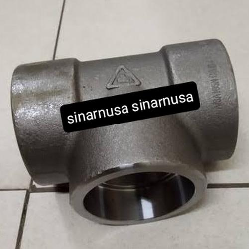 Jual Tee Besi A105 3000 Psi Socket Weld 1 1/2 " inchi Las SW - Jakarta ...