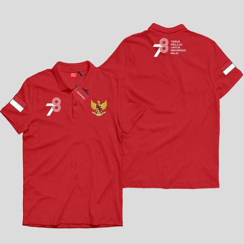 Jual Kaos Polo Baju Kerah 78 TAHUN Terus Melaju untuk Indonesia Maju ...