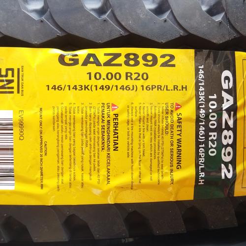 Jual ban truk giti 1000 r20 GAR892 / 1000 - 20 radial kawat / ban kawat ...