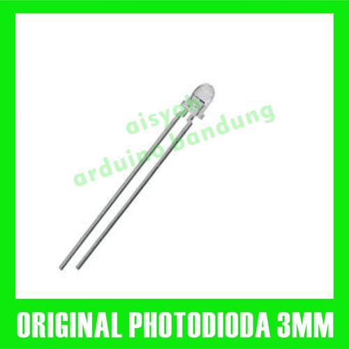 Promo original photodioda 3mm clear photodioda 3 mm sensor garis line ...