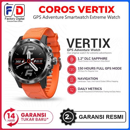 Jual Jam Tangan COROS Vertix GPS Adventure Smartwatch Original - Dark Rock - Jakarta Utara ...