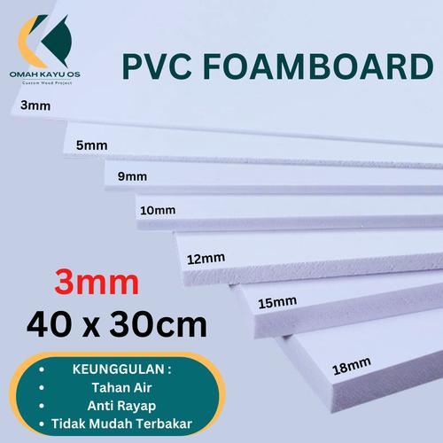 Jual PVC Board PVC Foam Board 3mm Ukuran 40x30cm - Kota Tangerang - Omah Kayu Os | Tokopedia