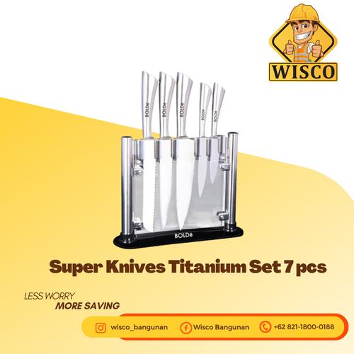 Jual Super Knives Titanium Set 7 pcs 'Bolde' - KHUSUS BATAM - Kota ...