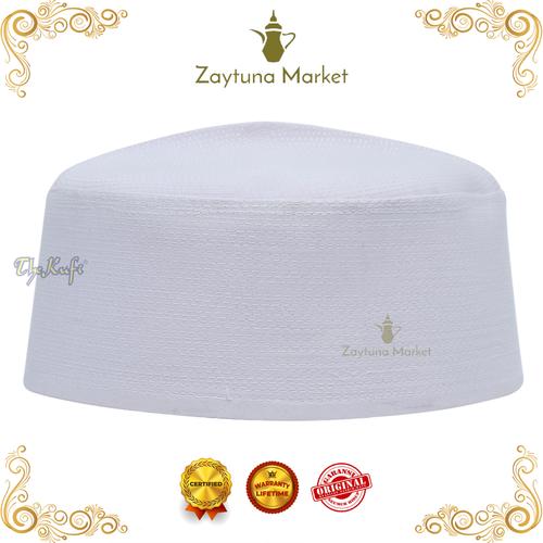 Jual Peci Putih Habaib Bahan Kaku Original Brand Kopiah Khas Bangil ...