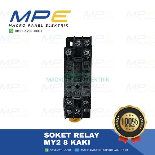Jual Socket / Soket Relay MY2 MY2GS MY2N 8 Pin 8 Kaki - Jakarta Pusat ...