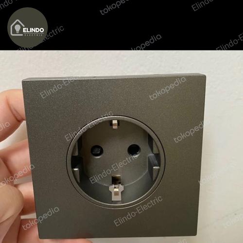 Jual STOP KONTAK SIMON I7 1 GANG SCHUKO SIMON I7 GREY 701687-GREY ...