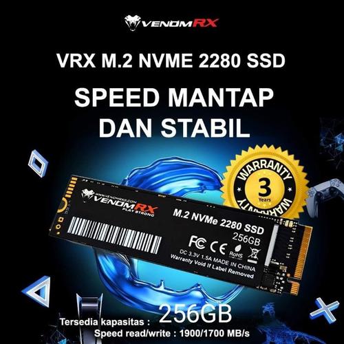 Jual SSD VenomRX Super NVME PCIe Gen3x4 NVMe 1.3 VNMRX VRX - 256Gb - Kota Surabaya - ZATA Comp ...