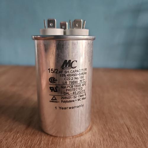 Jual kapacitor ac 15 + 2uf merk MC - Jakarta Pusat - QC jayamandiri ...