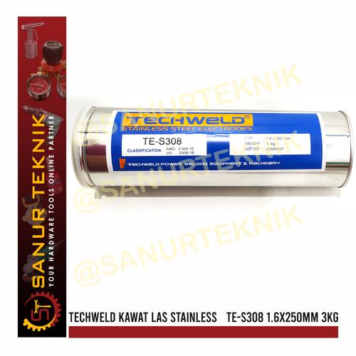 Jual TECHWELD TECH WELD Kawat Las Stainless Stenlis SS AWS 308 E308 1.6mm - Kota Surabaya ...