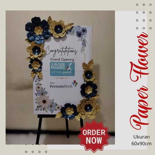 Jual bunga papan kertas,paper flower karangan bunga indor - Jakarta ...