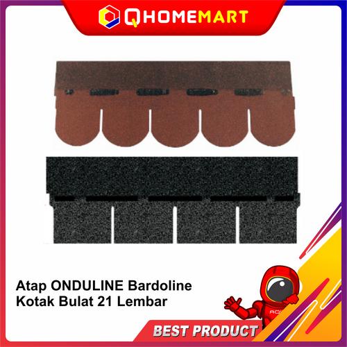 Promo Atap Genteng Bitumen Onduline Bardoline Kotak Bulat Isi 21 Lembar ...