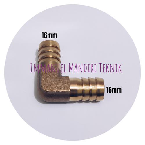 Jual Sambungan selang elbow 16mm / Elbow selang 16mm kuningan - Jakarta ...