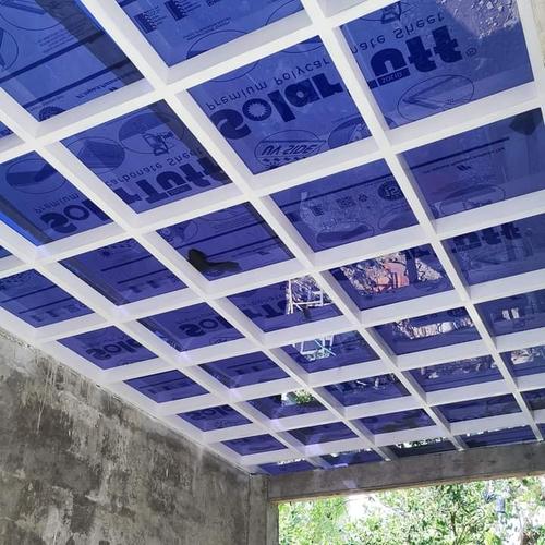 Jual atap solar flat 3mm rangka besi 4x6cm untuk kanopi - Kota Bekasi ...