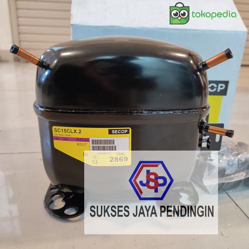 Jual Compressor Secop Danfoss SC15CLX.2 r404a / Kompresor SC15CLX.2 ...