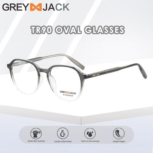 Promo Grey Jack Kacamata Bahan TR90 Metal Bentuk Oval Dewasa Unisex ...