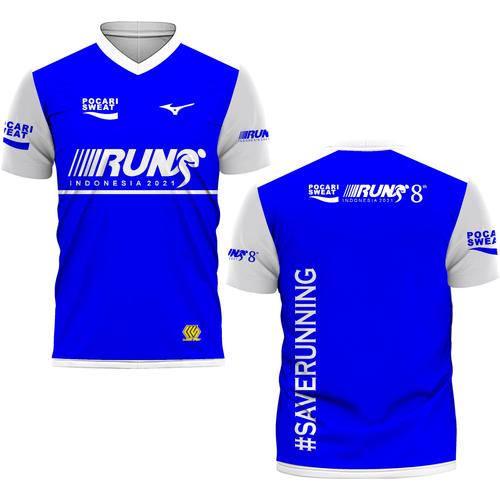 Jual Jersey Pocari Sweat Run Full Printing - Putih, L kid - Kab ...