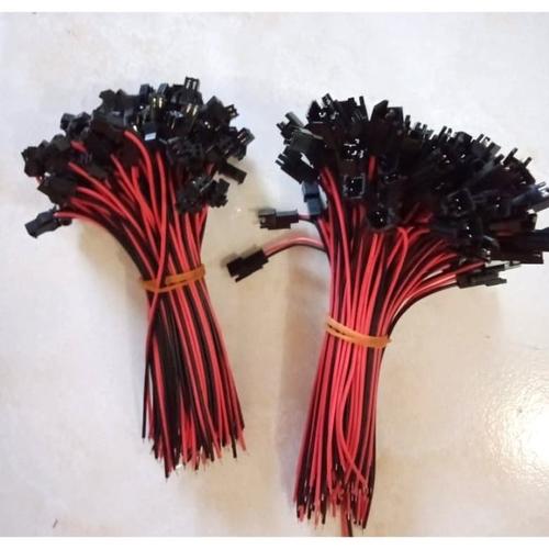 Jual ECER Kabel Konektor 2 Pin SM Connector 2pin Male Female Pair ...