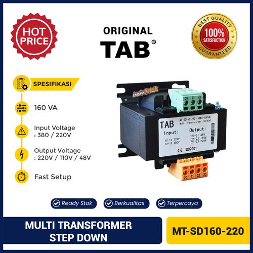 Jual Trafo Step Down 160VA MT-SD160-220 TAB - Output 220V-110V-48V - Jakarta Pusat - INDOLISTRIK ...