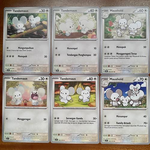 Jual Tandemaus maushold AR art rare pokemon tcg indonesia kartu sv1v ...