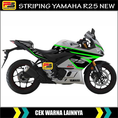 Jual STRIPING YZF R25 NEW / YAMAHA NEW R25 YZF - Putih - Kab. Bandung ...