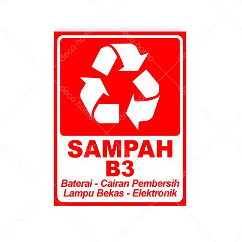Jual Sticker Label Sampah Medis Sampah Organik - B3 - Kota Semarang ...