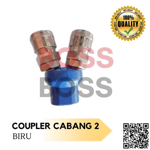Jual COUPLER 2 CABANG QUICK COUPLER 2 WAY KOMPRESOR CABANG 2 COPLER ANGIN - Kota Tangerang ...
