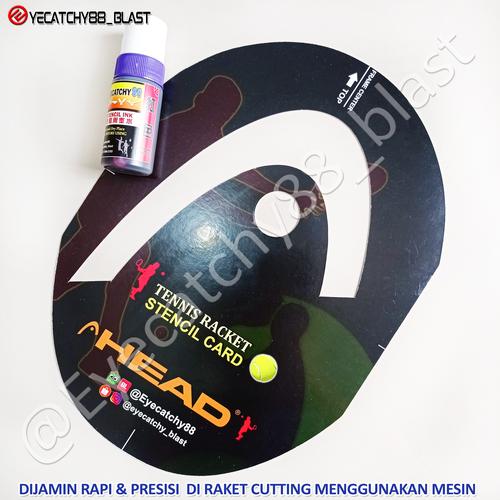 Jual Cetakan Raket / Logo Raket / Stencil Card Tenis - Art Karton ...