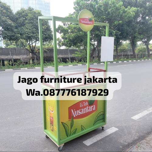 Jual Booth es teh nusantara / booth es teh manis / gerobak minimalis ...