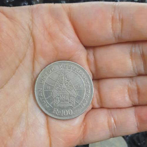 Jual Uang Koin Logam Kuno Lama Rp 100 Tipis Wayang Tahun 1978 - Kota ...