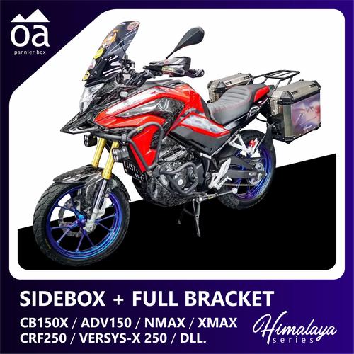 Jual Side Box for CB150X - Sidebox 27 Lt + Quick Release + Fullbreket ...