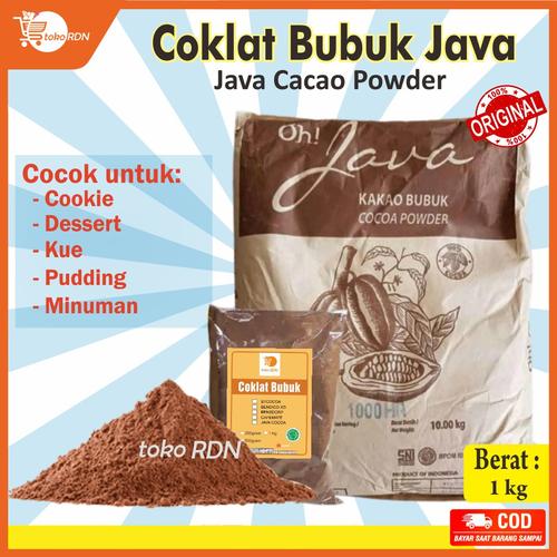 Jual Coklat Bubuk Java Cokelat OhJava 1Kg 1000HA - Java Cocoa Powder ...