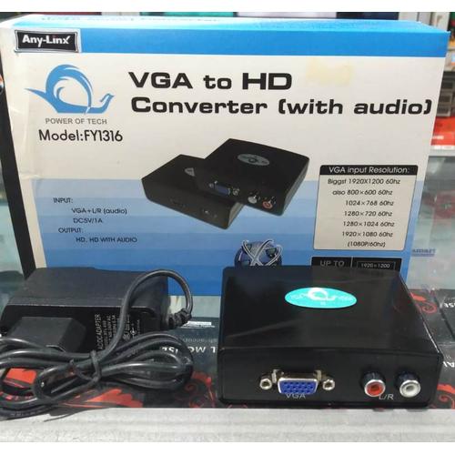 Jual ANY-LINX VGA TO HD CONVERTER (WITH AUDIO) FY1316 - Kota Bandung ...