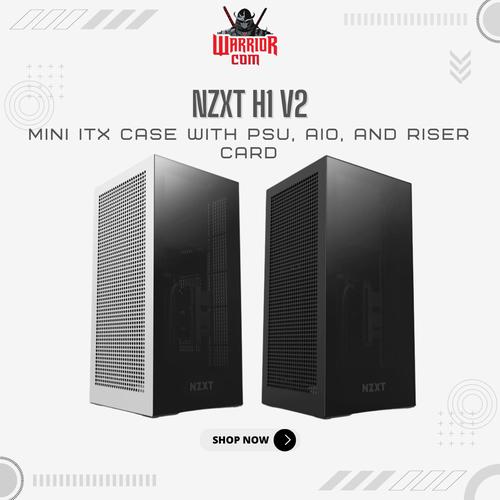Jual NZXT H1 V2 | Mini ITX with PSU, AIO, and Riser Card CASE - BLACK ...
