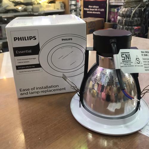 Jual DOWNLIGHT PHILIPS "4" 4 INCH 13804 PHILIPS DENGAN KACA 1X18 WATT ...