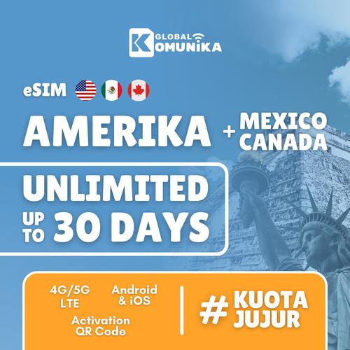 Jual eSIM Amerika T-Mobile Call SMS & Data | SIM America USA Mexico ...