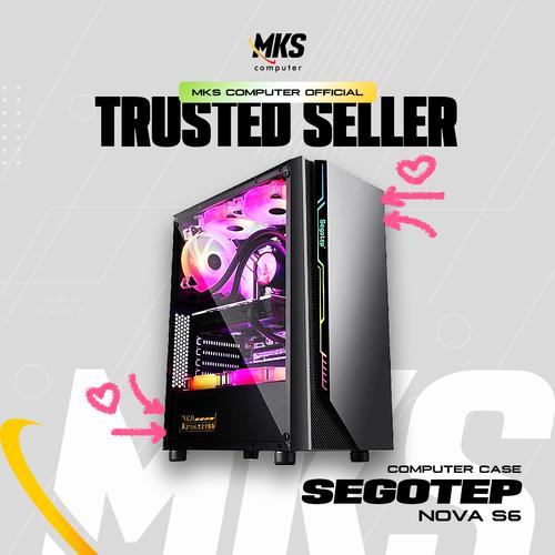 Jual Segotep Nova S6 Free RGB LED ATX Gaming Case - black - Kab. Sleman - MKS Computer Official ...