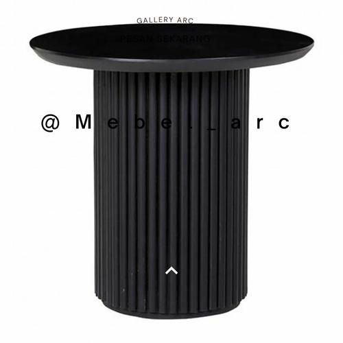 Jual meja kayu bulat/meja kayu diameter 50/meja bar bulat/meja bulat ...