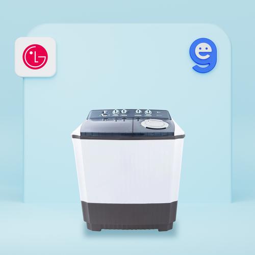 Jual LG Mesin Cuci 2 Tabung 10Kg P1000RT / P 1000 RT / P 1000RT ...