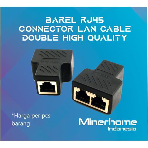 Promo Barel Coupler Konektor RJ45 Sambungan Kabel LAN High Quality ...
