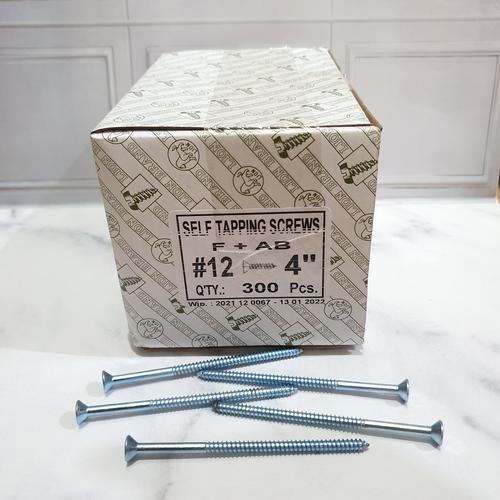 Jual Sekrup Jf 12x4"/Sekrup FH 12x4/Skrup Tapping/Tapping Screws F+AB ...