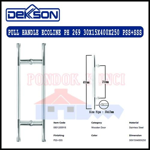 Jual Pull Handle Dekkson PH EL 269 30X15X400X250 PSS+SSS Tarikan Pintu ...