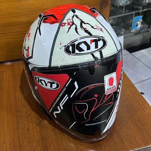 Jual Helm KYT NFJ Xavi Sakura Original - M - Kab. Bandung - Varian Helm ...