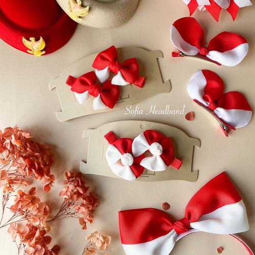 Jual Sofia Headband - Aksesoris 17 agustus jepit rambut merdeka merah ...