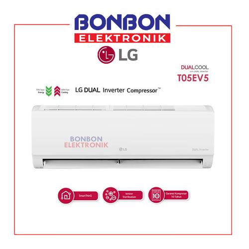 Promo LG AC 0.5PK AC DUALCOOL Inverter T05EV5 Watt Control R32 1/2PK ...
