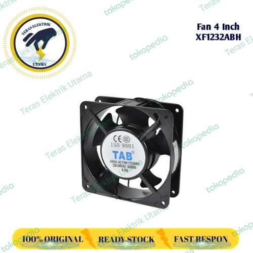 Jual Panel Colling Fan 4 Inch Kotak XF1232ABH AC 220V Ball Bearing ...